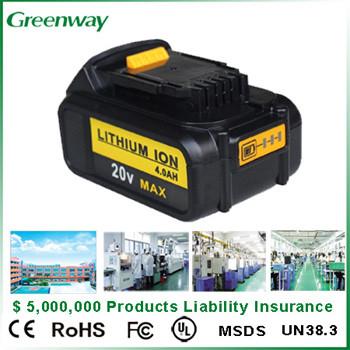 China Replacement power tool battery for  DCB180, DCB181,DCB182, DCB183, DCB185, DCB200, DCB201 for sale