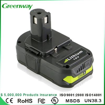China High quality power tool battery Ryobi P107 18V 3000mAh battery for sale