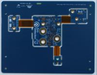 Quality 4 Layer Blue Oil Rigid Flex PCB Soft Hard Bonding PCB Printed Circuit Board for sale