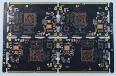 China Black Oil Sinking Gold Thick Copper Plate PCB , FR4 Material 8 Layer PCB Board for sale