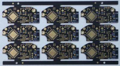 China 4 Layer Black Oil Industrial Control PCB Electroplating Control PCB Board for sale