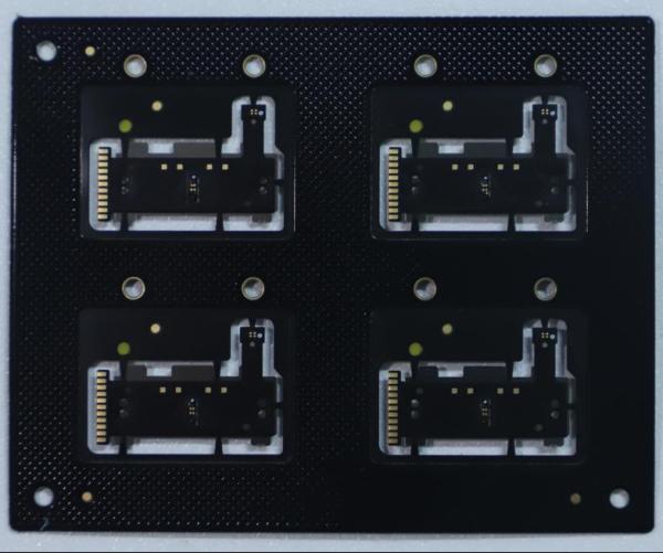 Quality Black Oil 4 Layer HDI Multilayer PCB Board With HASL / OSP / ENIG Surface for sale