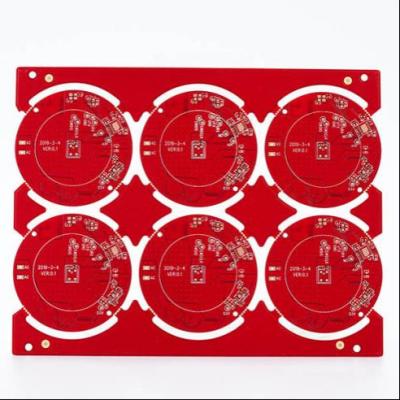 Cina Processo OSP Olio rosso doppio lato PCB Circuito stampato a bordo attraverso il collegamento foro in vendita