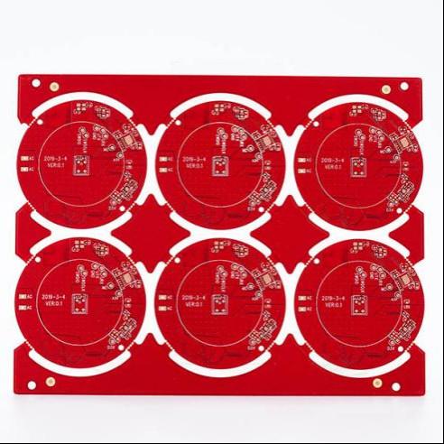 Quality OSP Process Red Oil Double Sided PCB Printed Circuit Board Through Hole for sale
