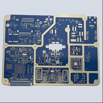 Cina Scheda PCB rigida a doppia faccia in oro affondante con olio blu OEM in vendita