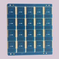 Quality Lightweight Blue Glue Double Sided PCB Board HASL Surface Finish Customized for sale