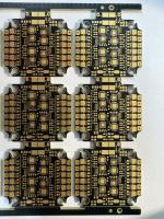 Quality Yellow Finish Double Sided PCB , Gold Finish 2 Layer Circuit Board 1.2mm for sale