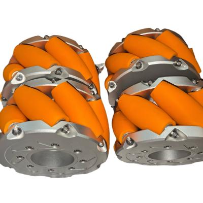 China 100kg - 2000kg Capacity Mecanum Wheels Customized Color 360 Degree Wheels With QR Code Navigation Method for sale