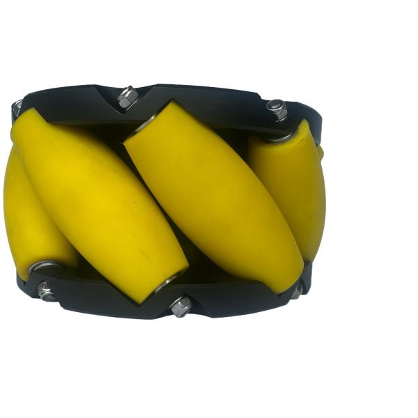 Quality 12 Inch 305mm Industrial Mecanum Wheels 2000KG Capacity Large Mecanum Wheels For AGV Application for sale