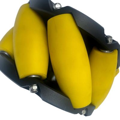 China Customized Robot Mecanum Wheels 8 Rollers Omni Directional Wheels Heavy Duty for sale