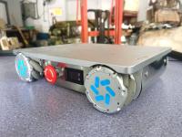 China 4 Inch Wired Controller  Industrial Mobile Robot Car Chassis For Lab for sale