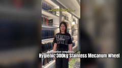 6 Inch Hygienic Stainless Steel Mecanum Wheel for AGV