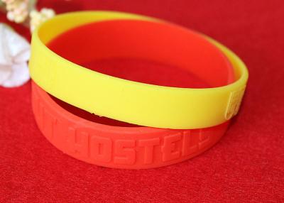 China Minimalistic Pattern Custom Silicone Rubber Wristbands Without Deformation for sale