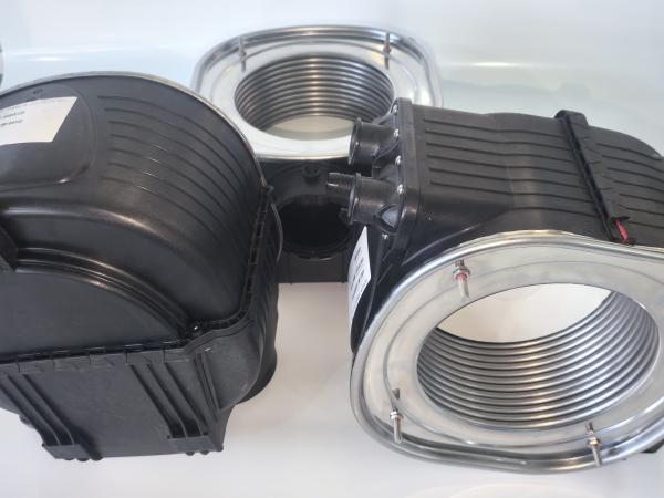 Quality Combi High Efficiency Stainless Steel Heat Exchangers 24-28KW For Gas Boilers for sale