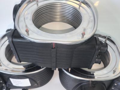 China Compact Stainless Steel Heat Exchangers 24-28KW For Domestic Gas Boilers for sale