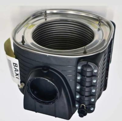 China 100mm Inlet Diameter Stainless Steel Heat Exchangers 24-28KW For Boilers for sale