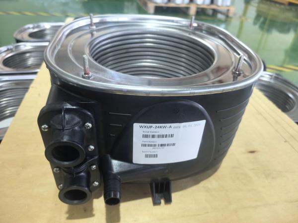 Quality High Performance Stainless Steel Condenser Exchanger 24-28KW For Residential Boilers for sale