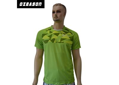 China Logo Print Breathable Sports T Shirts Adult Sizes Eco - Friendly Material for sale