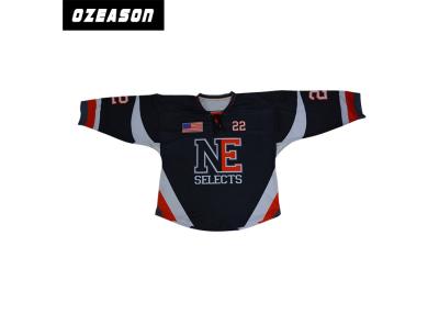 China Embroidered International Hockey Team Jerseys Anti Pilling Strong Moisture Absorb for sale