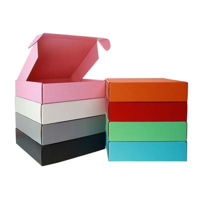 China Kraft Paper Boxes Luxury Square Matte Black Shipping Mailer Boxes For Shoes Clothing Te koop