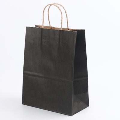 China Toowin 150G Kraft Paper Bag With Handles for Jewelry and Xmas Gift Packing Materials à venda