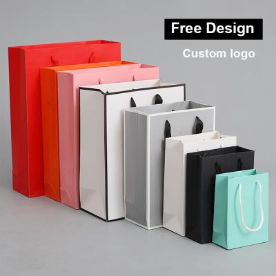 China Toowin Art Paper Orange Candy Matte Film Ribbon Handle Pantone Cajas De Cartão à venda