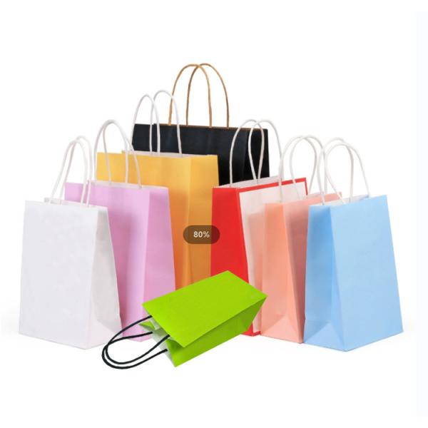 Quality Customized Food Kraft Side Gusset Handle Paper Packaging Pouch for Full for sale