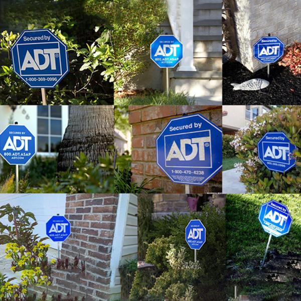 Outdoor Video Surveillance Security Signs with Pole 10
