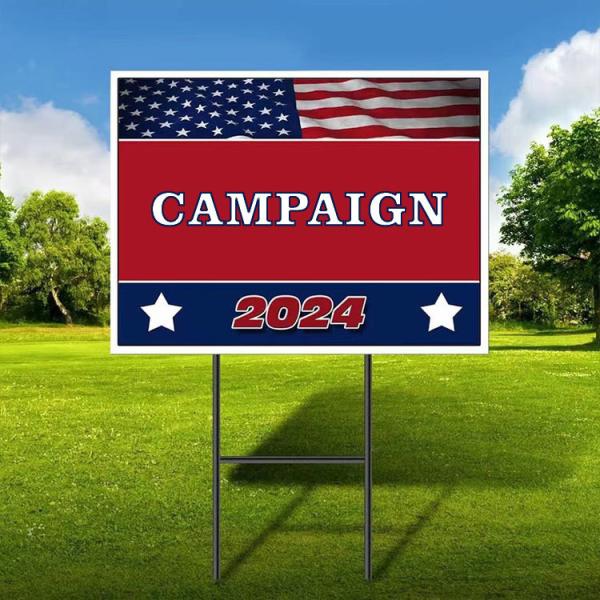 Toowin Customized Happy Birthday Letters Yard Sign With Stakes 18X24 Inch Reflective Outdoor Lawn Signs