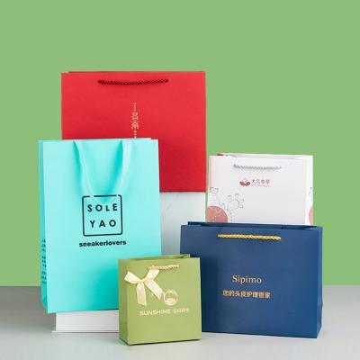 China Custom Order Accepted Toowin Offset Printed Paper Bags for Eco-friendly To-Go Takeout for sale