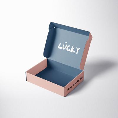Cina Dimensioni personalizzate Accepted Purple Cardboard Corrugated Paper Box per dolci e trucco reale in vendita