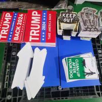 China Toowin Customized Security Yard Sign Rectangular 4mm Waterproof Letters for Voting for sale