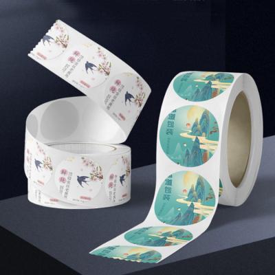 China Waterdicht Dank U Sticker Die Cut Kleefstof vinyl PVC label voor scrapbook verpakking Te koop