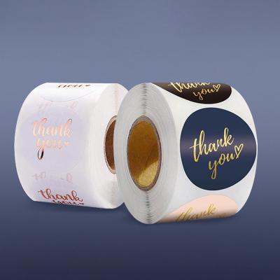 China Waterdicht Dank U Sticker Die Cut Kleefstof vinyl PVC label voor scrapbook verpakking Te koop