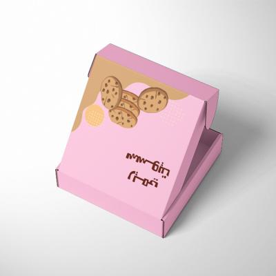 China Geaffineerde lichtblauwe koekjes sjaal verpakkingsdoos kartonpapier luxe thee cadeau doos bont Te koop
