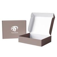 China Custom Corrugated Apple Watch Strap Band Packaging Box with Logo Custom Size Accepted for sale