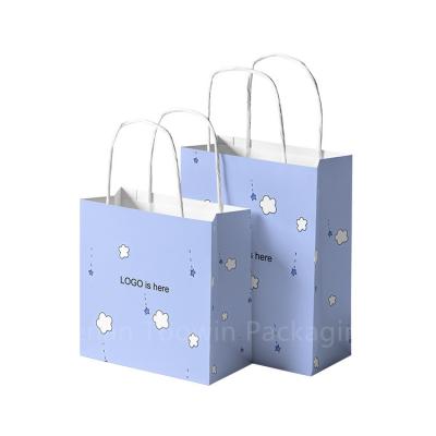 China Loja de presentes Restaurante Unicórnio Saco de papel de bolacha brilhante Encomenda personalizada aceita à venda