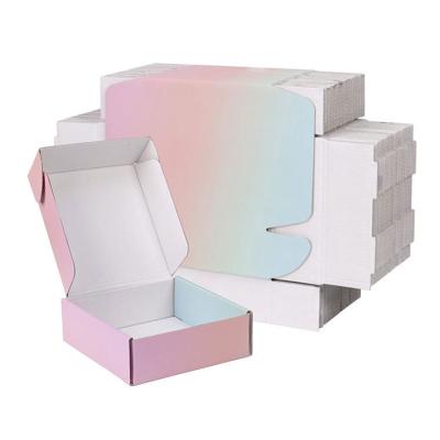 China Custom Size Accepted Luxury Square Corrugated Carton Box Mailer Boxes with Competitive for sale