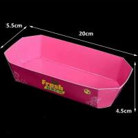 China Eco-Friendly Custom Printed Fruit Packaging Box for Strawberries Cherries Grapes for sale