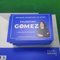China Custom Rectangular Corrugated Yard Sign 2mm 3mm 4mm 5mm UV Printing for sale