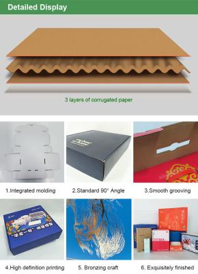 China Geschenk ambachtelijke industriële papieren doos verpakking voor de kinderdag gemaakt van gerecycled materiaal Te koop
