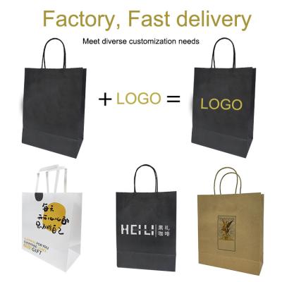 China Wettbewerbsfähiger Einzelhandel für Luxus-Brown-Papier-Shopping-Taschen zu verkaufen