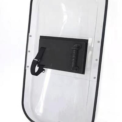 Cina Scudo anti-sommossa leggero Scudo PC con presa ergonomica per impatto 342J in vendita