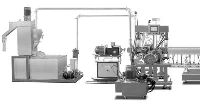 China Custom Plastic Pelletizing Recycling Machine LDPE HDPE Film Pelletizing Machine for sale