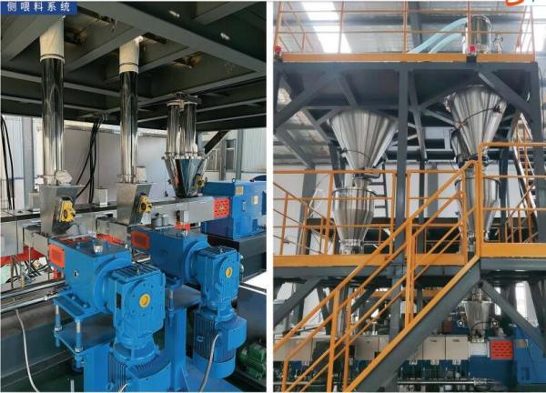 Quality Rust Resistance Double Screw Plastic Extruder High Speed For PP PE PS PA PET for sale