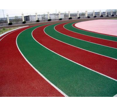 China Red Military Synthetic Athletic Tartan Track Spray Coat System for sale