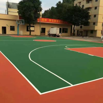 Cina Pavimentazione senza cuciture della corte di sport all'aperto del poliuretano per la superficie di gomma del campo da giuoco in vendita