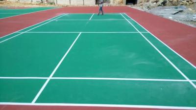 Cina sport dell'unità di elaborazione di spessore di 3mm che pavimentano per la durata della vita lunga della superficie del campo da badminton in vendita