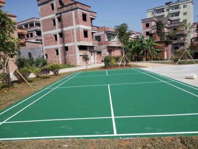 Cina sport dell'unità di elaborazione di spessore di 3mm che pavimentano per la durata della vita lunga della superficie del campo da badminton in vendita