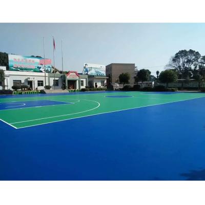 Cina La pavimentazione sintetica campo da badminton/del tennis, 3mm ha riciclato la pavimentazione del campo da pallacanestro in vendita